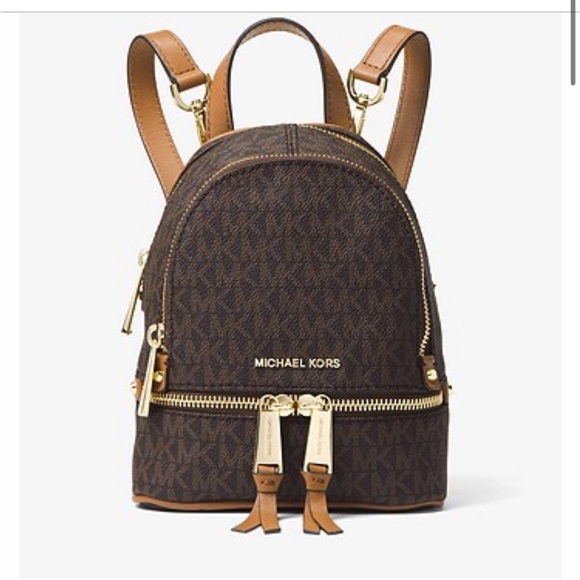 Michael Kors | Bags | Rhea Mini Logo Backpack Brand New Original Mk Box ...